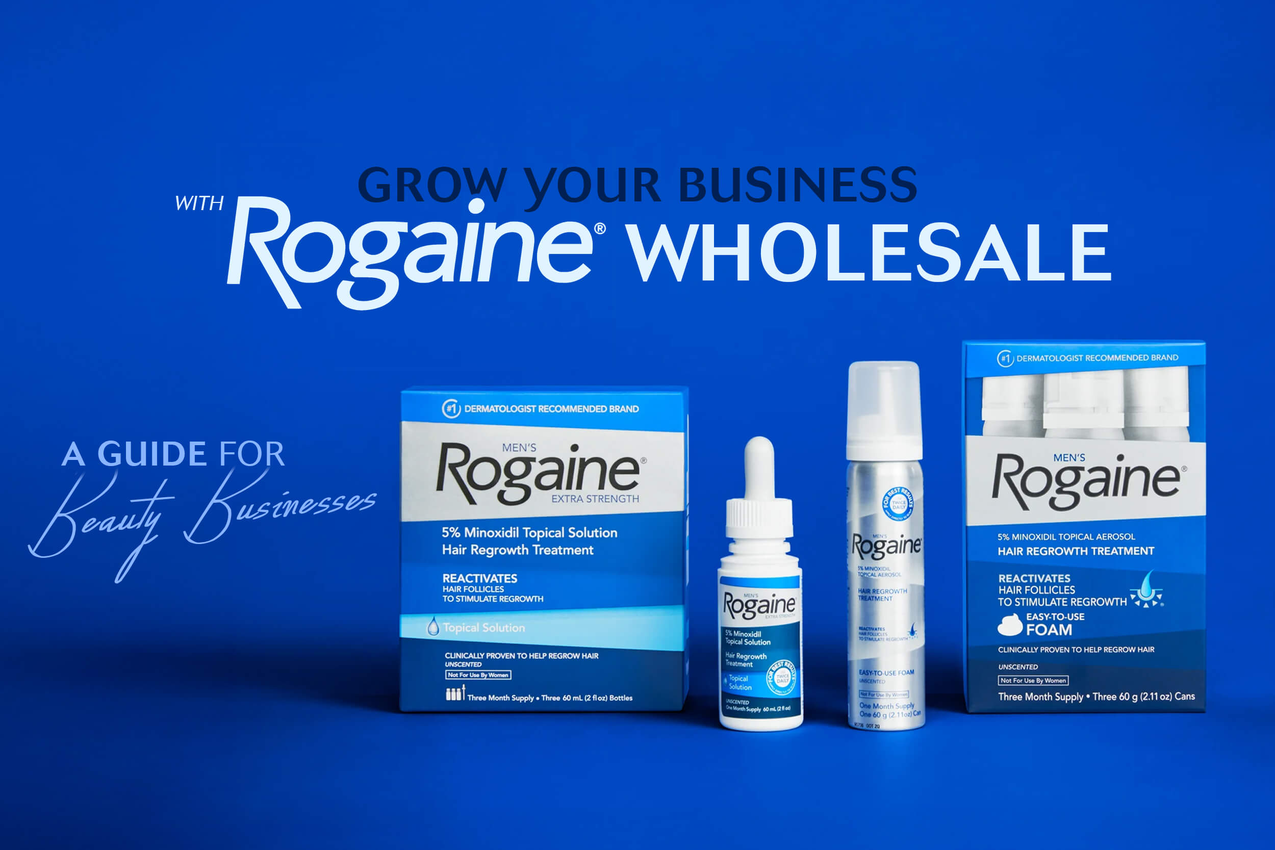 Rogaine Wholesale: A Guide for Beauty Businesses